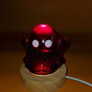 CUSTOM LED Cute Halloween Ghost Night Desk Light Lamp - Etsy