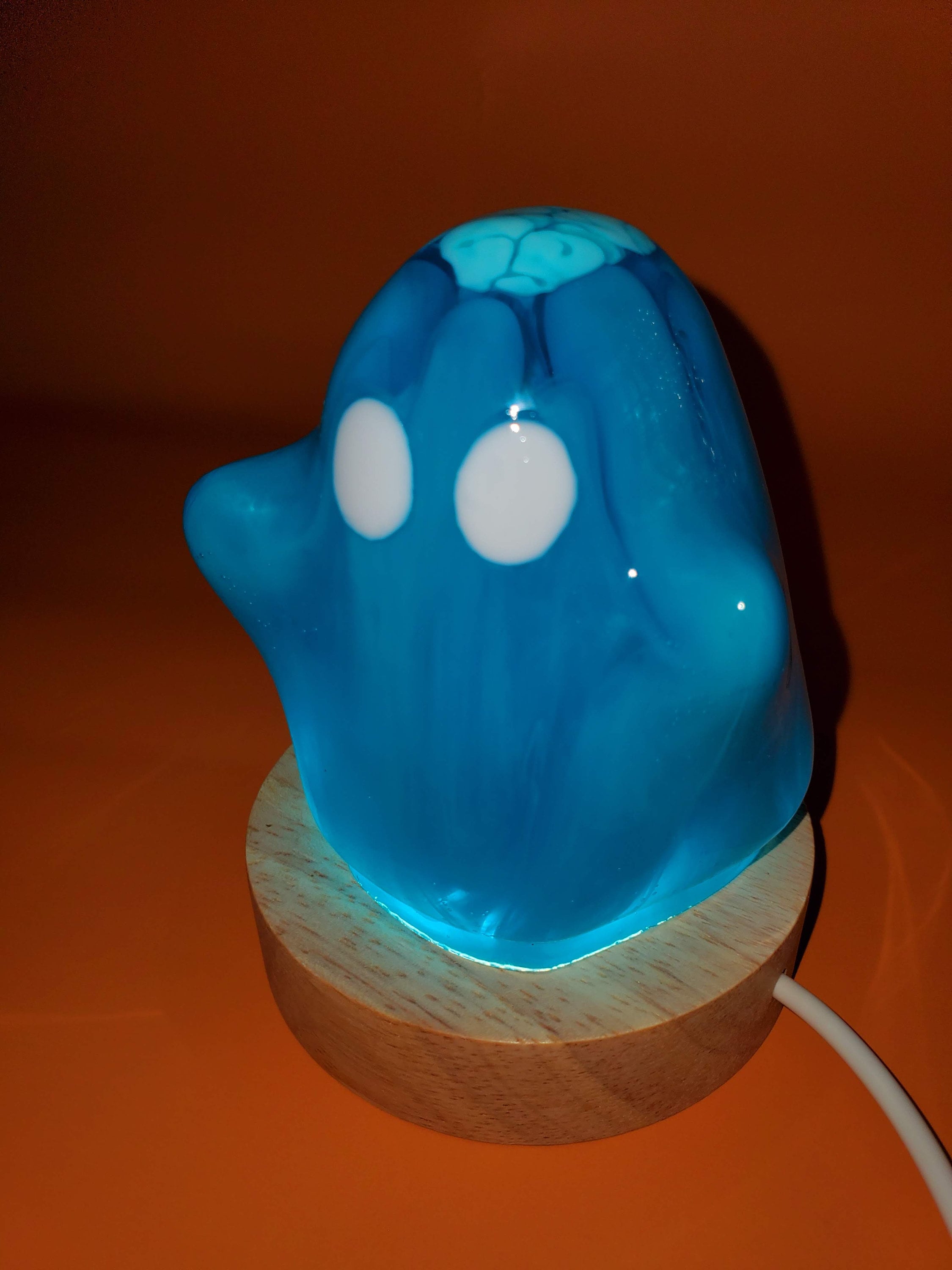 CUSTOM LED Cute Halloween Ghost Night Desk Light Lamp - Etsy
