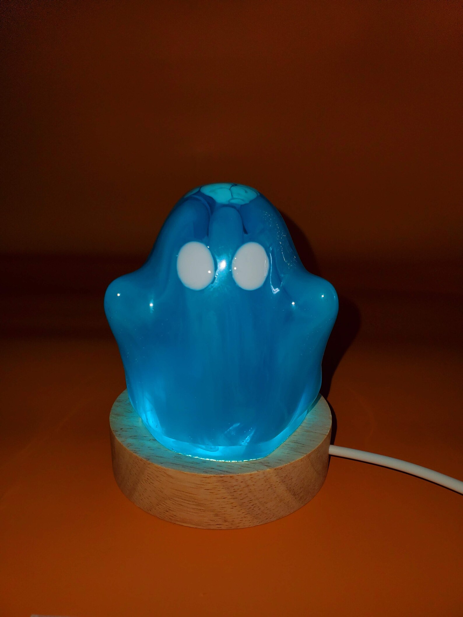 CUSTOM LED Cute Halloween Ghost Night Desk Light Lamp - Etsy