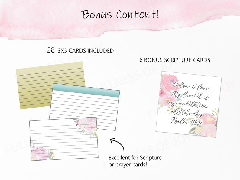 Prayer & Bible Study Journal Printable: Scripture Mapping, Sermon Notes ...