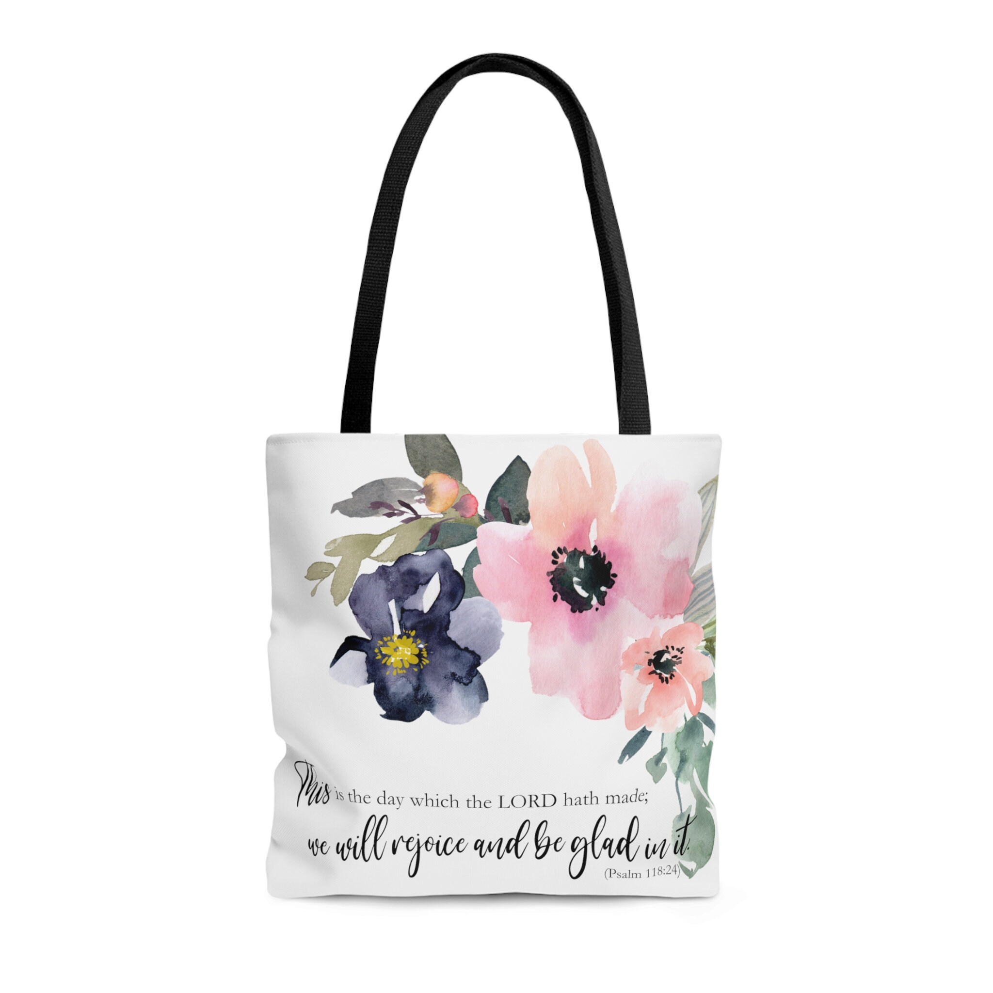 Christian Tote Bag With Bible Verse This is the Day Which the LORD Hath ...