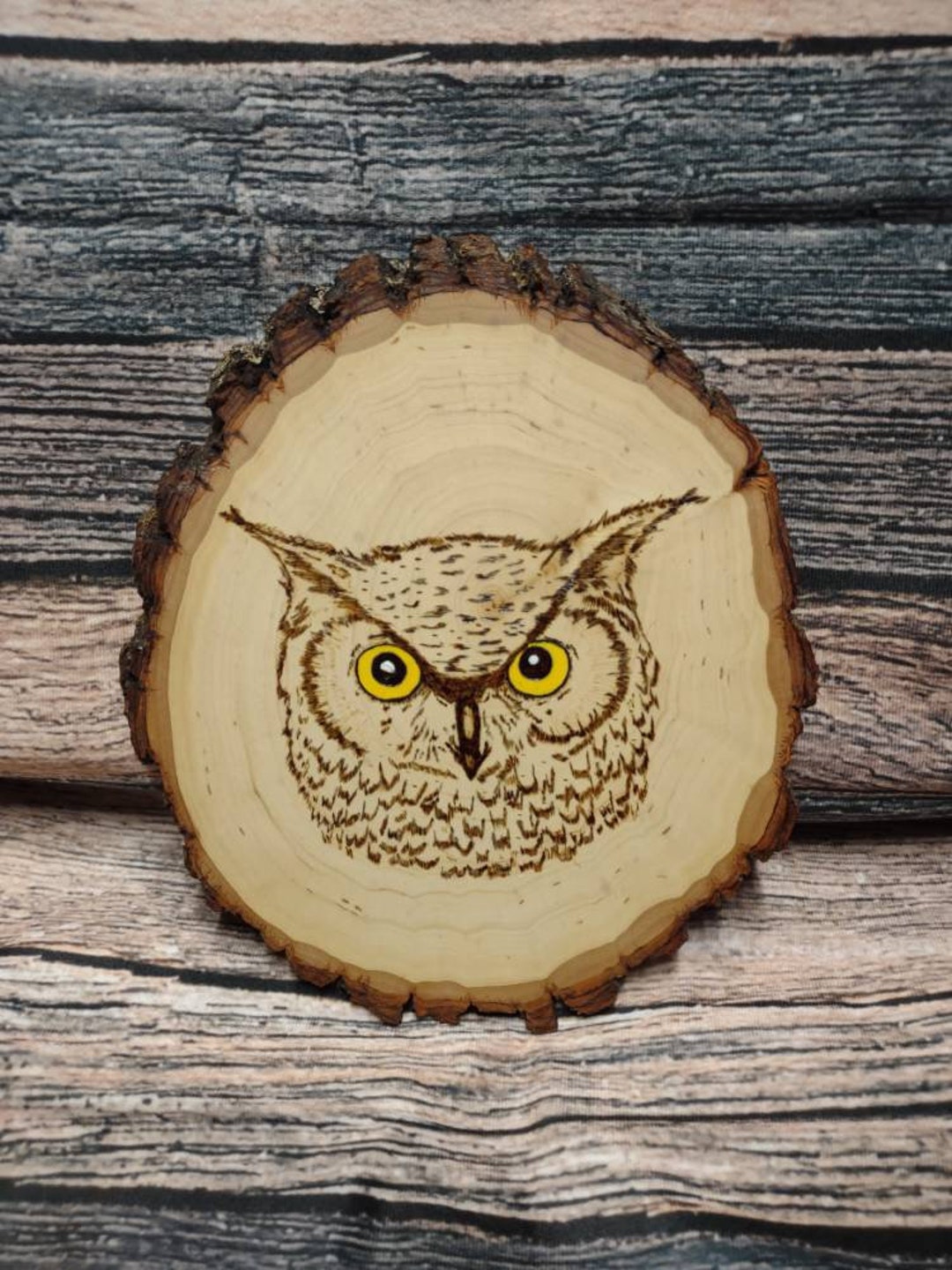 Hand Made , Wood Burned Owl - Etsy