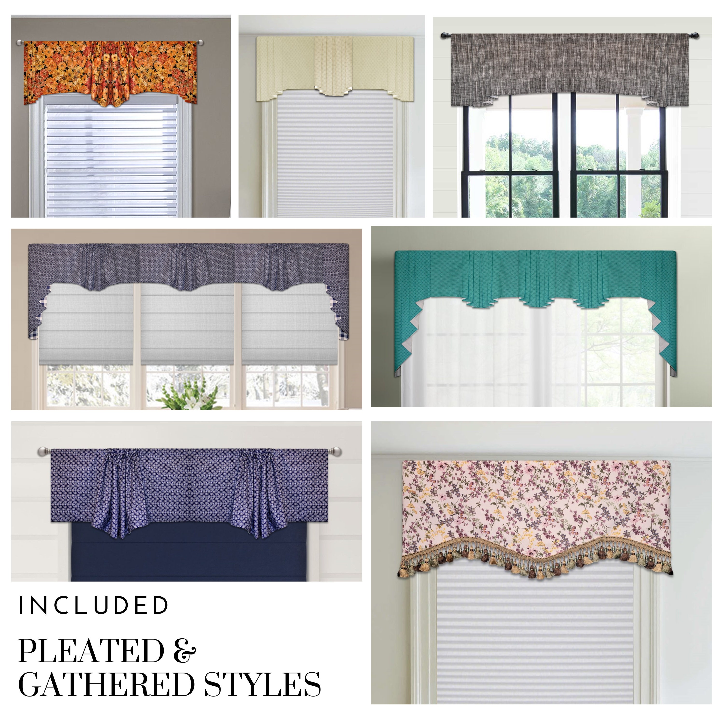 Deluxe No-sew Master Decorator Valance Kit, DIY Home Decor - Etsy