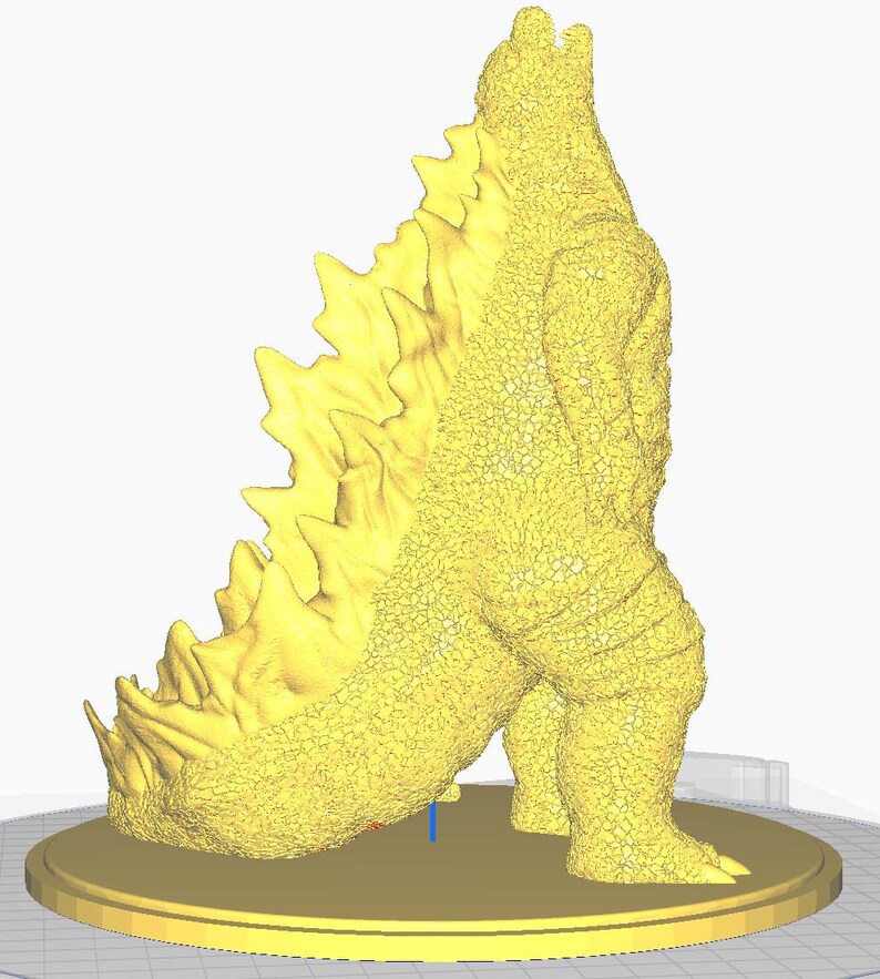Godzilla Print in Place With Stand (extremely High Detail, No Supports ...