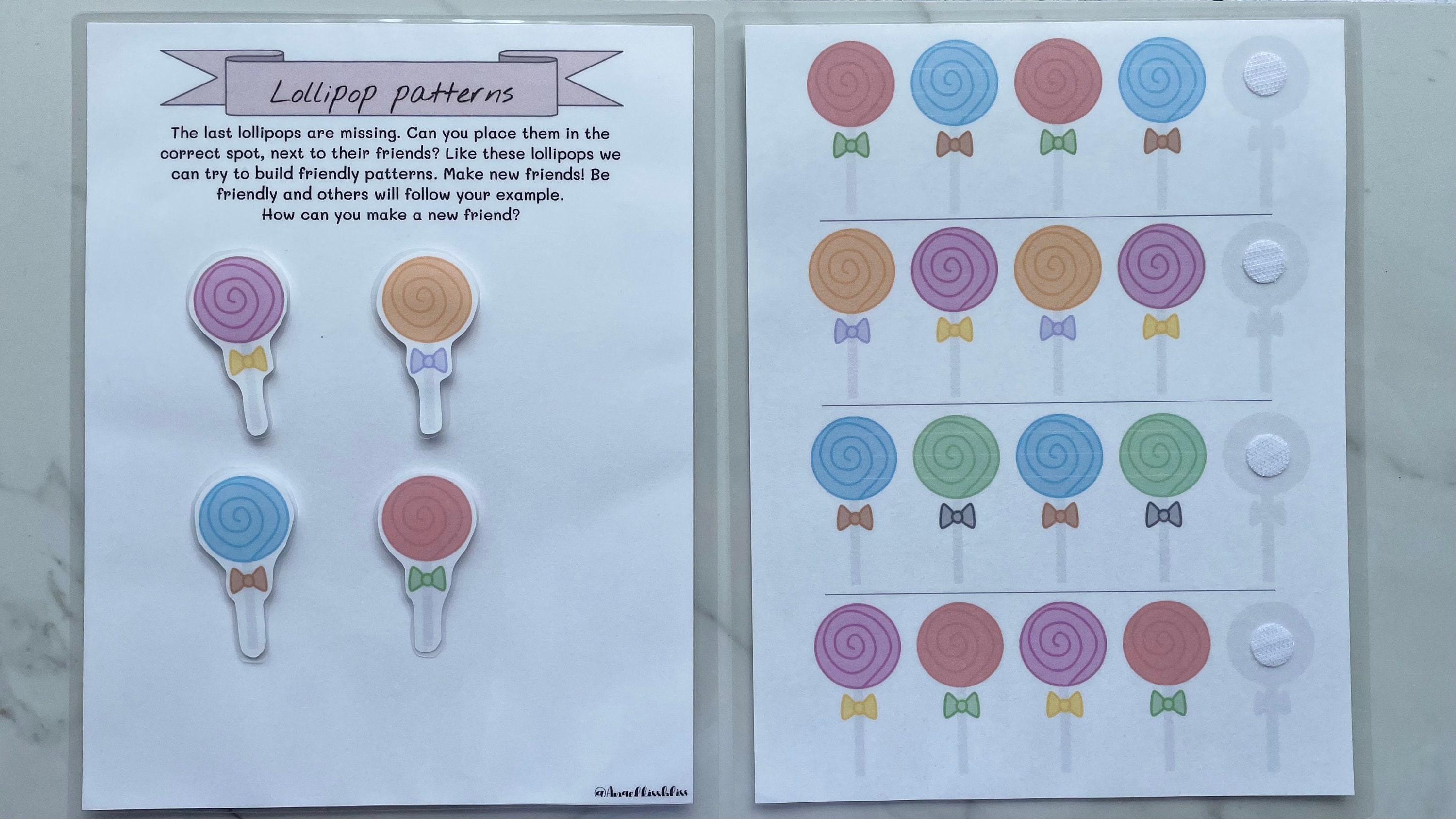 Preschool Learning Binder - Activity File Folders - Being Nice is Sweet ...