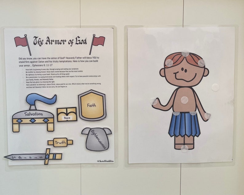 Armor of God - File Folder Printable - Sunday Activity - Church of ...