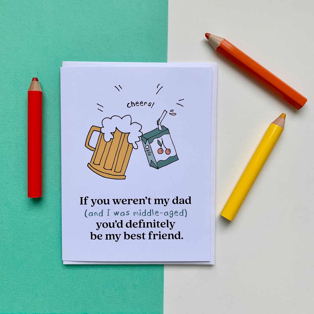 Card for Dad | Funny Card for Dad - Etsy
