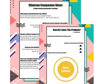 Problem Solving Steps Worksheets - Etsy
