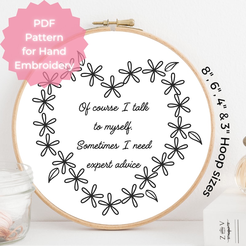 Quote Embroidery - Etsy