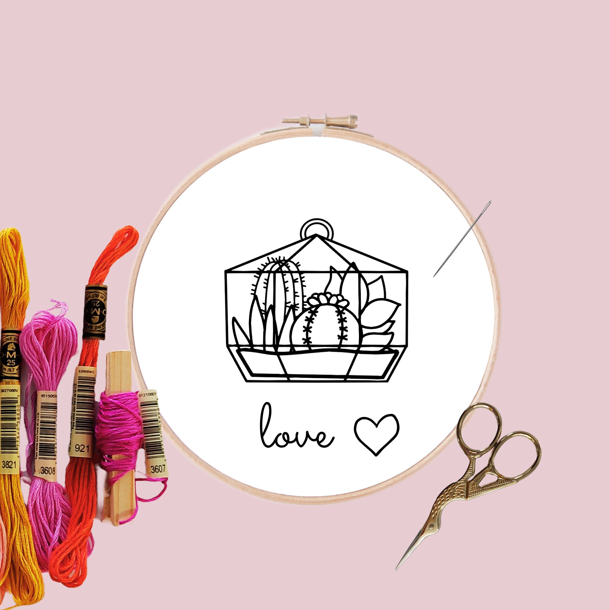 Printable Stick and Stitch Embroidery Designs Plants PDF Pattern - Hand ...