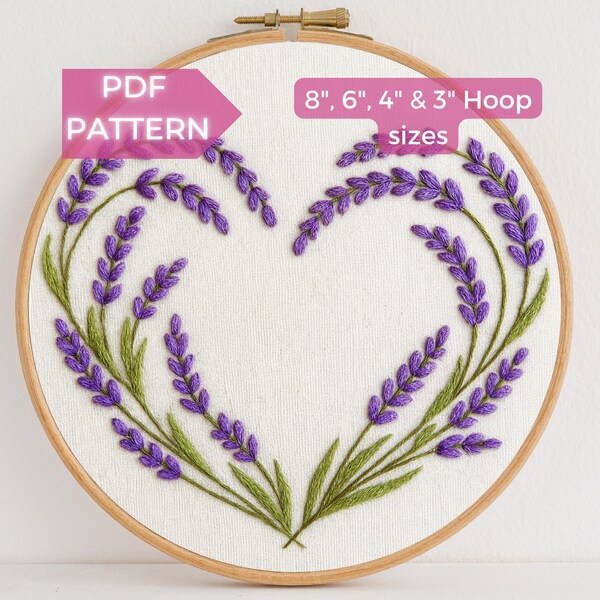 Lavender Heart - Etsy