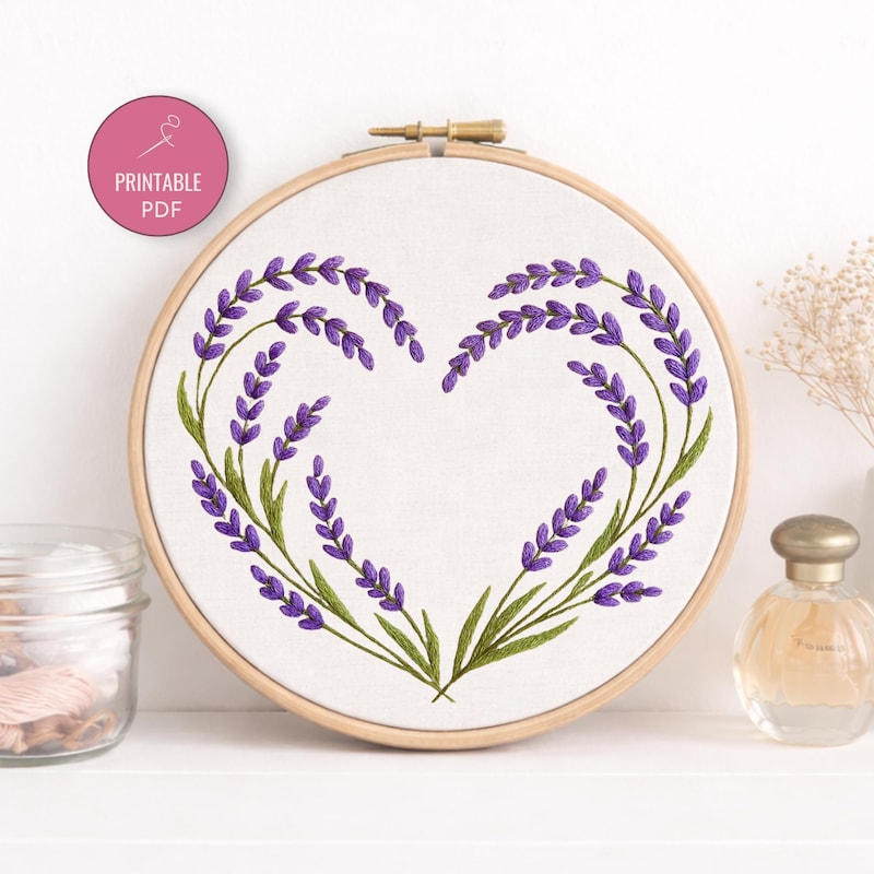 Lavender Heart - Etsy