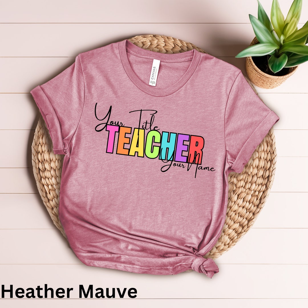 Custom Teacher Shirt Bright Colors , Team Shirt Grade Level Shirt SPED ...