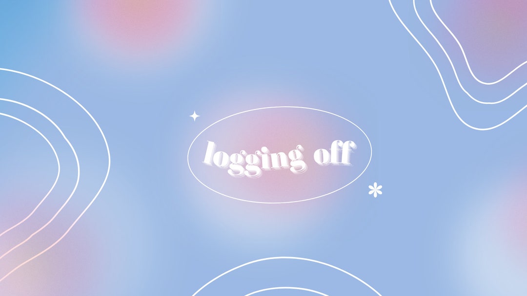 Logging off Laptop Wallpaper - Etsy