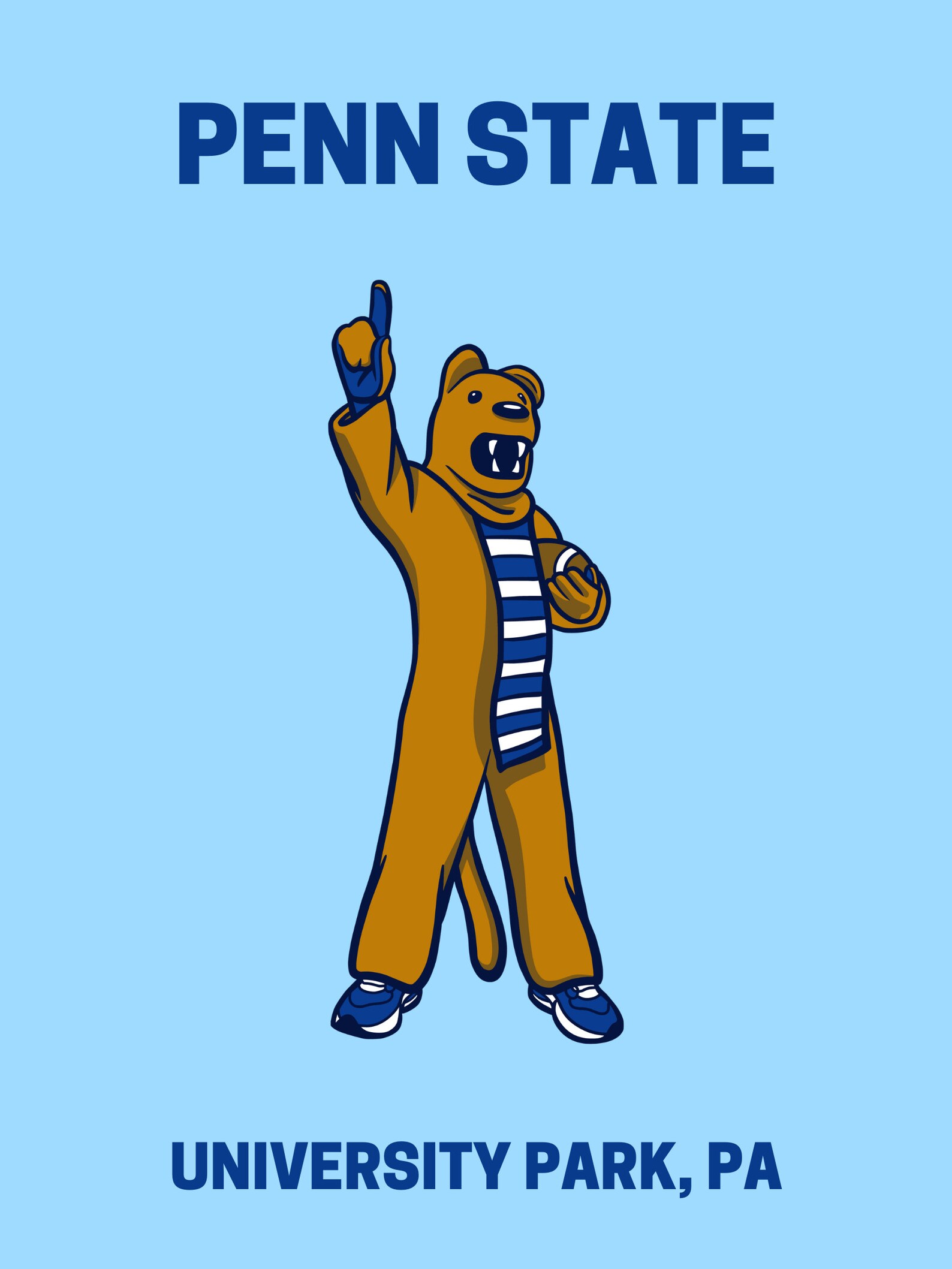 Penn State Print - Etsy