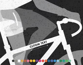 Custom Name Bike Decal Sticker Canada - Etsy