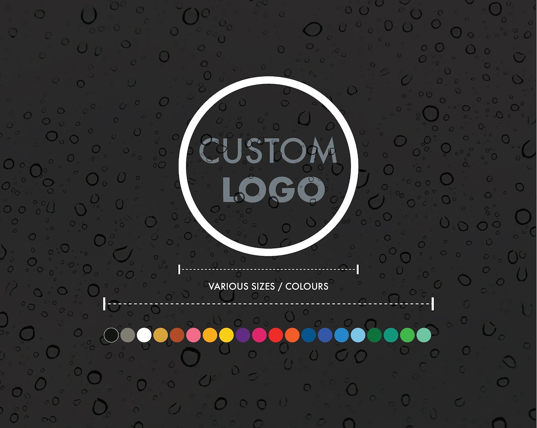 Custom Logo Sticker Vinyl Decals for Businesses - Car Decals Stickers ...