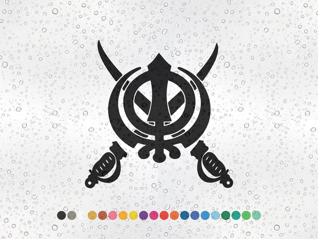 Khanda Iron Sword - Decal Sticker No Background Wall Car Singh, King ...