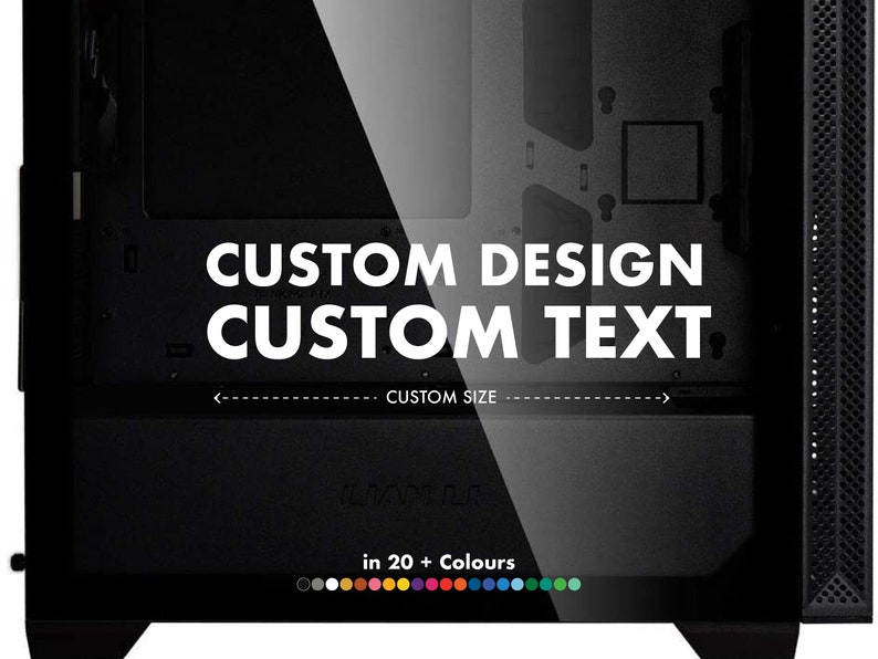 Custom Gaming PC Case Sticker Vinyl Decal Towers Computer - Etsy Singapore