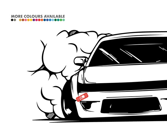 Drift Car Decals
