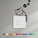 Cat Peeking Light Switch Stickers Wall Decor Window Cat - Etsy