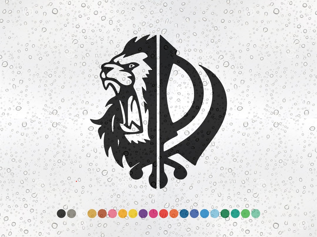 Khanda Iron Lion - Decal Sticker No Background Wall Car Singh, King ...