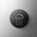 Shower Bathroom Sign - 3mm Acrylic Restroom, Salon, 3D, Toilet, Modern ...
