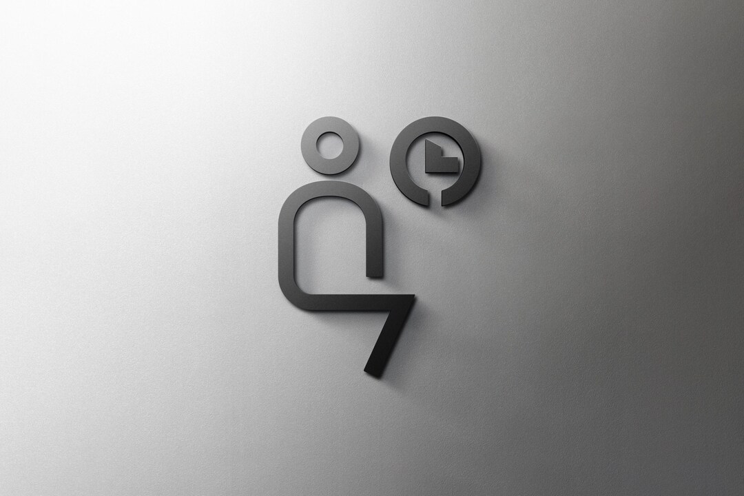 Waiting Room Sign - 3mm Acrylic Sign, 3D, Toilet, Modern, Minimal ...