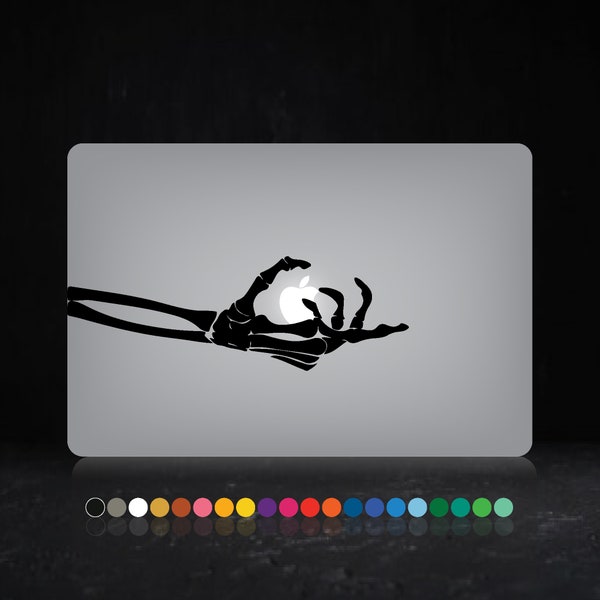 Skeleton Hand Decal - Etsy