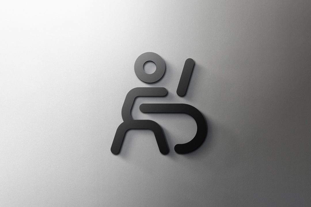 Office Symbol Sign - 3mm Acrylic Laser-cut, 3D, Home, Kitchen, Minimal ...