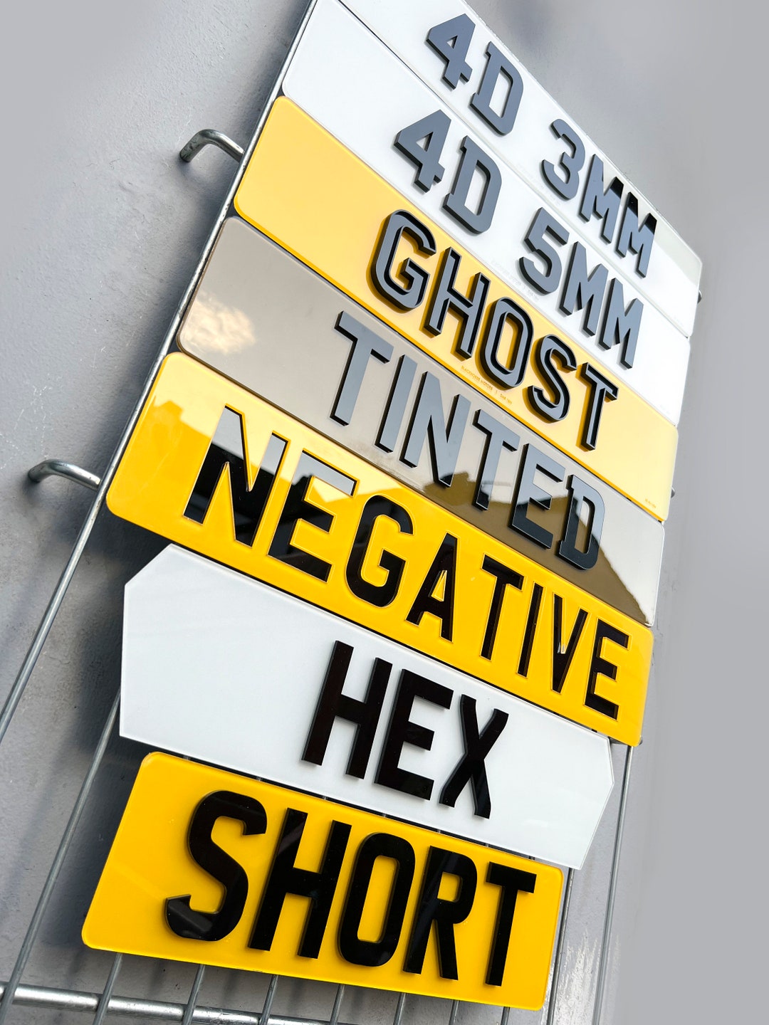 Custom 4D Number Plate Gift | Acrylic Custom License Plate | Ghost ...