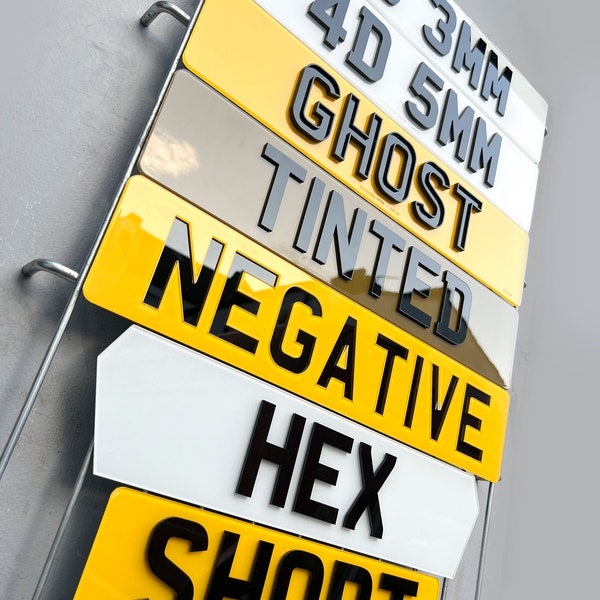 Acrylic Custom License Plate - Etsy