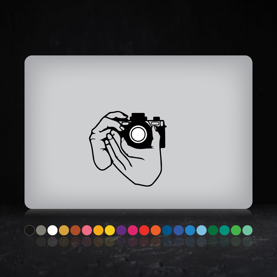 Handheld Camera - Laptop PC Decal Sticker Apple MacBook Pro Back ...