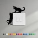 Cat Peeking Light Switch Stickers Wall Decor Window Cat - Etsy