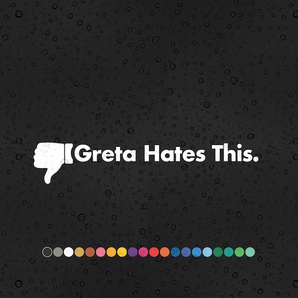 Greta Thunberg Sticker - Etsy UK