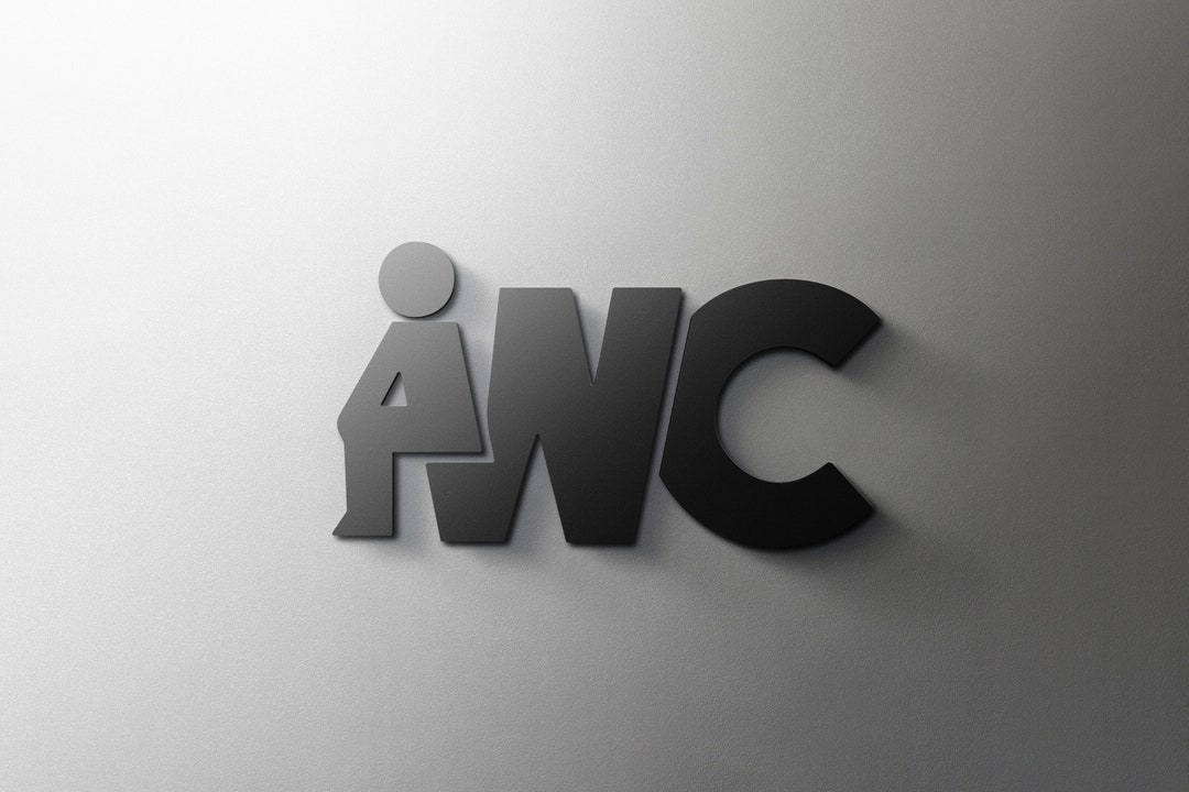 WC Toilet Sign – Classic Design, Easy Installation - 3mm Acrylic, 3D ...