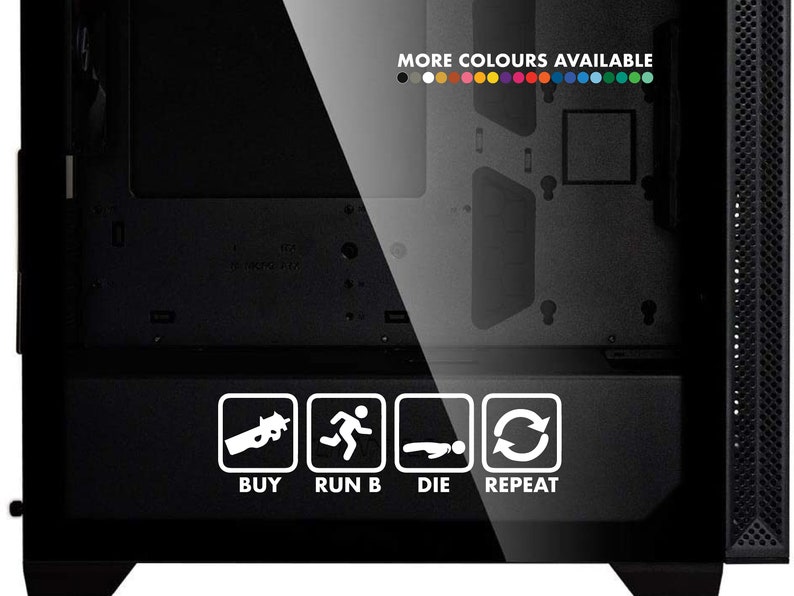 Custom Gaming PC Case Sticker Vinyl Decal Towers Computer - Etsy