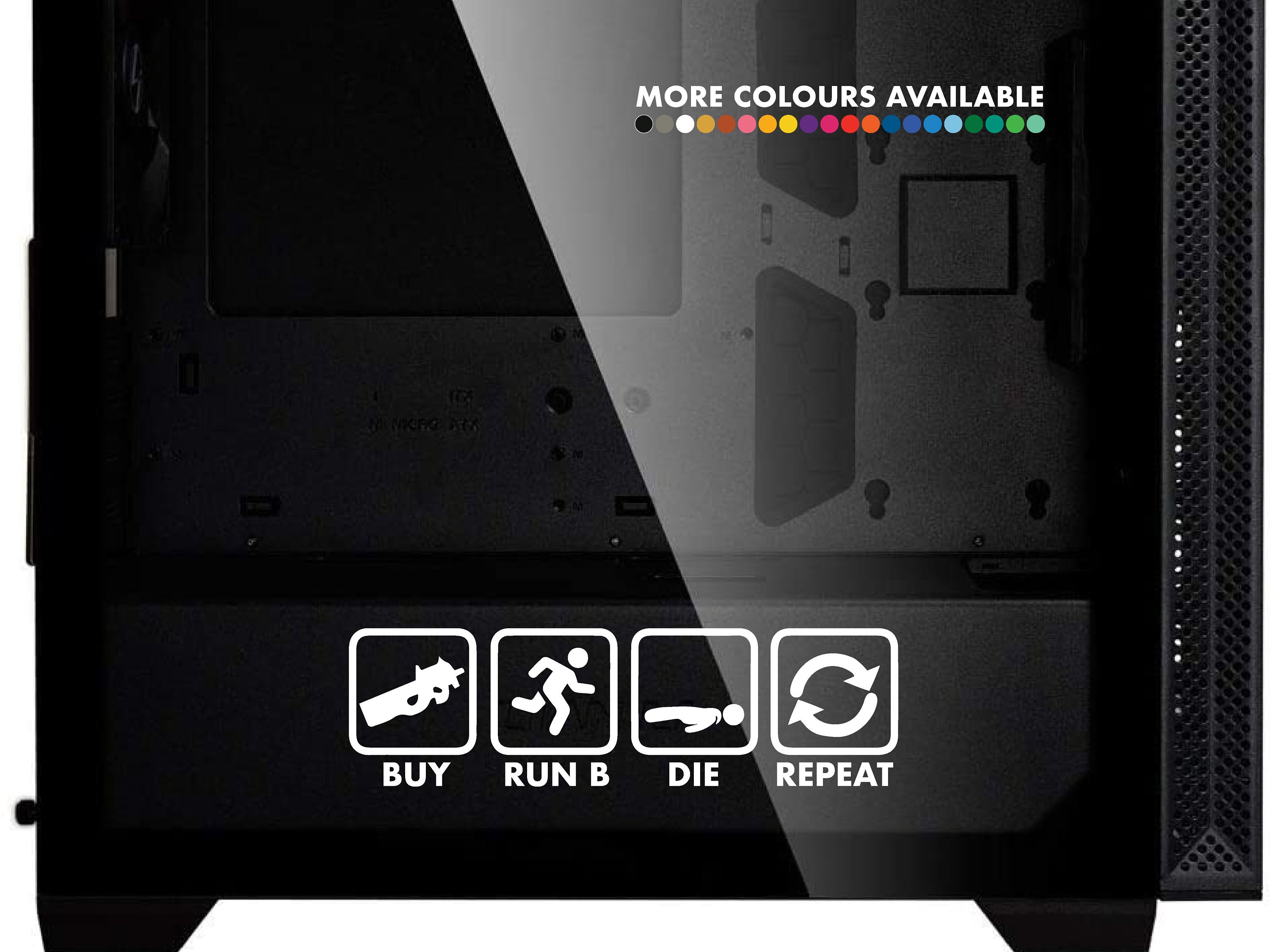 Custom Gaming PC Case Sticker Vinyl Decal Towers Computer - Etsy UK