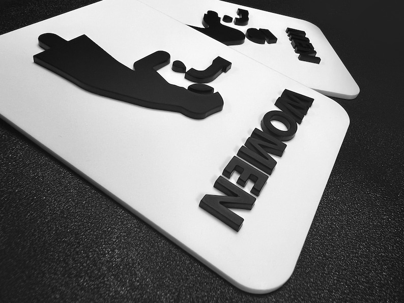 Masjid Wudu Sign - Men's and Women's Wudu | Muslim Bathroom | Acrylic ...