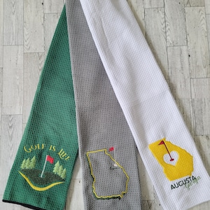 Custom Embroidered Golf Towels - Etsy