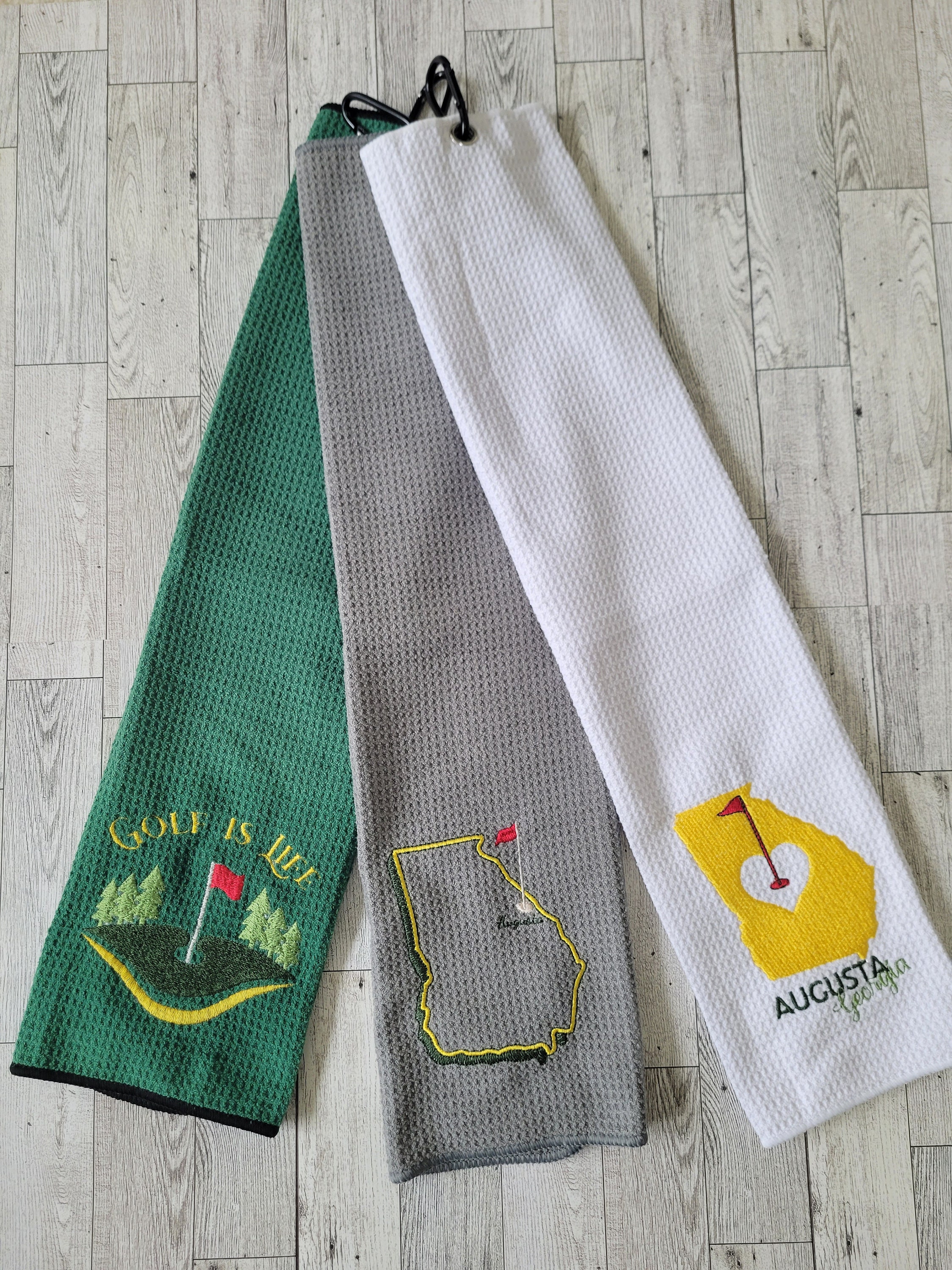 Custom Embroidered Golf Towels - Etsy