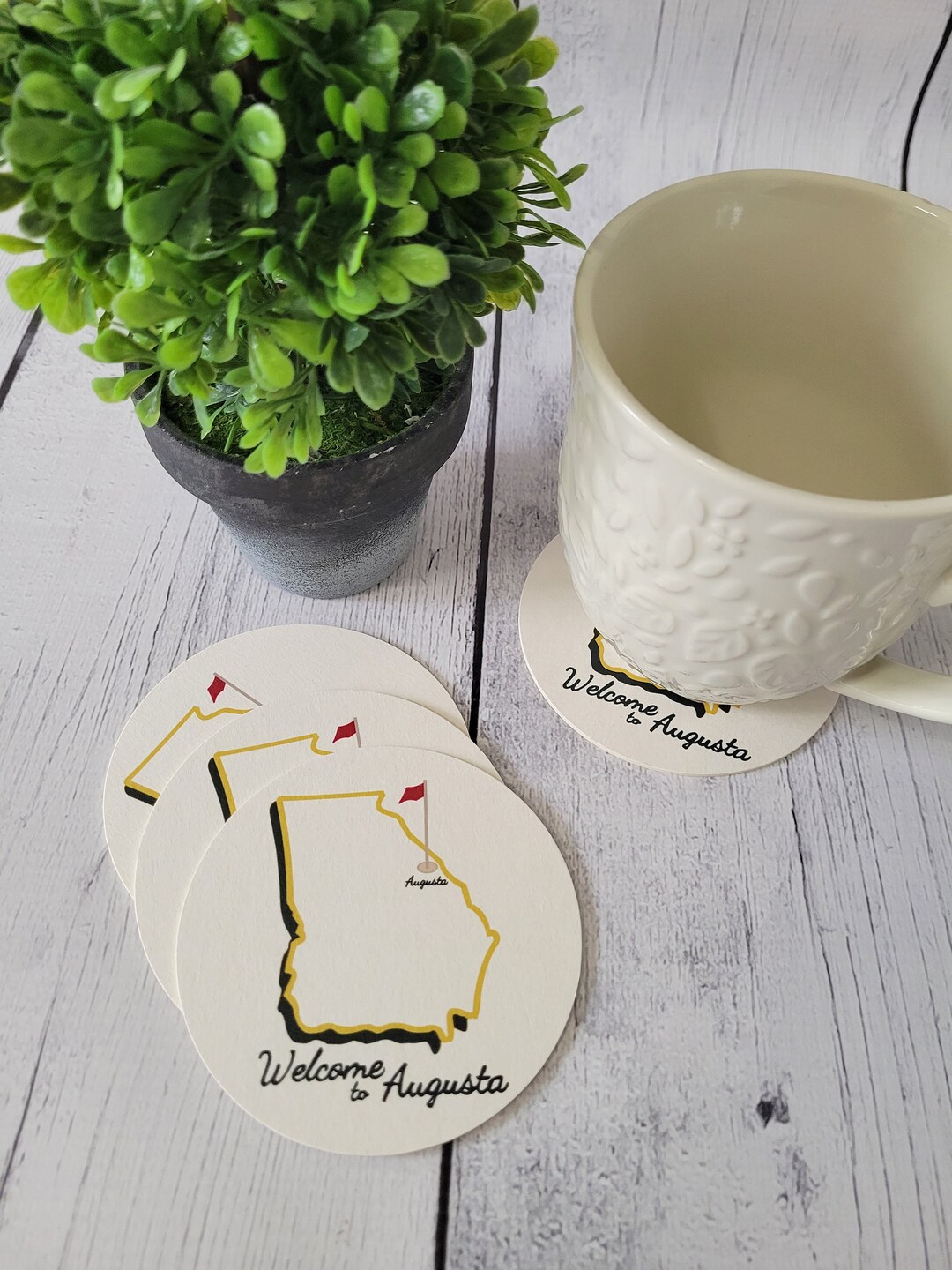 Celebrate the Masters! Augusta GA Coasters - Etsy