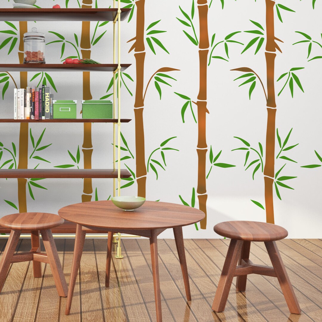 Bamboo Trees Allover Repeatable Pattern - Etsy
