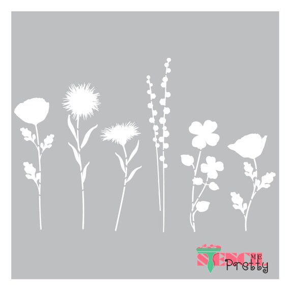 Plantilla De Tallo De Flor Diseño De Plantilla De Tarjeta Floral.