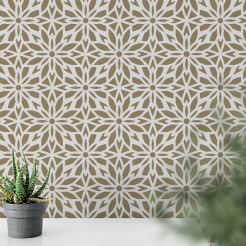 Spanish Tile Stencil - Etsy