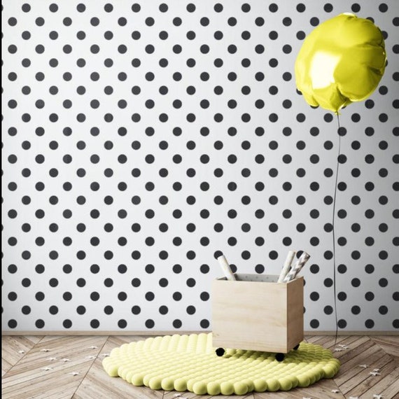 The Classic Polka Dot Stencil - Etsy