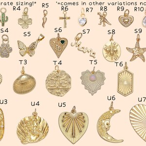 Custom Charm Necklace Gold Filled Necklaces Waterproof & Tarnish Free ...