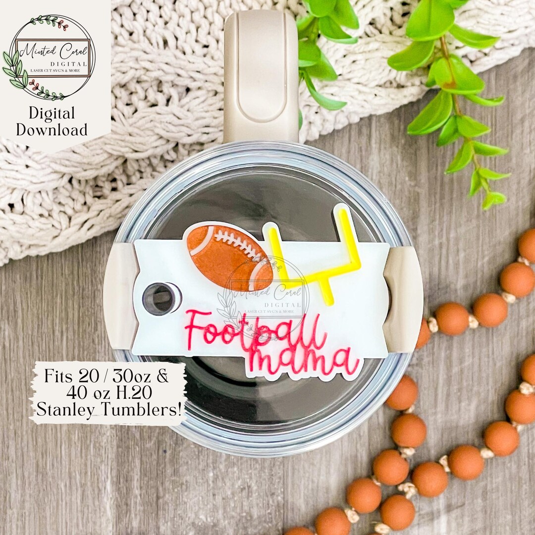 Football Mama Stanley Name Plate SVG, Digital Download, Go Team ...