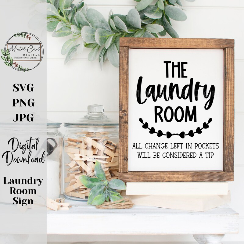 Laundry Room Decor Svg - Etsy