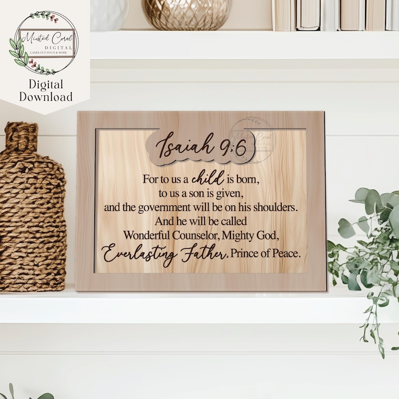 Isaiah 9 6 - Etsy